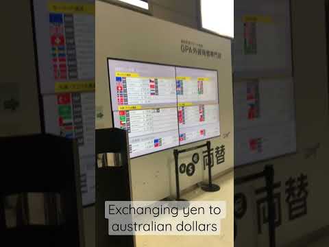 Yen to australian dollars