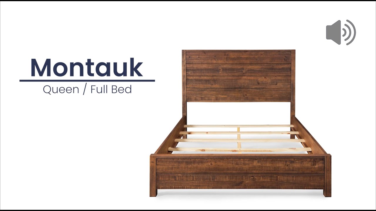 Full Assembly Instructions: Montauk Solid Wood Bed (Queen / Full Sizes)
