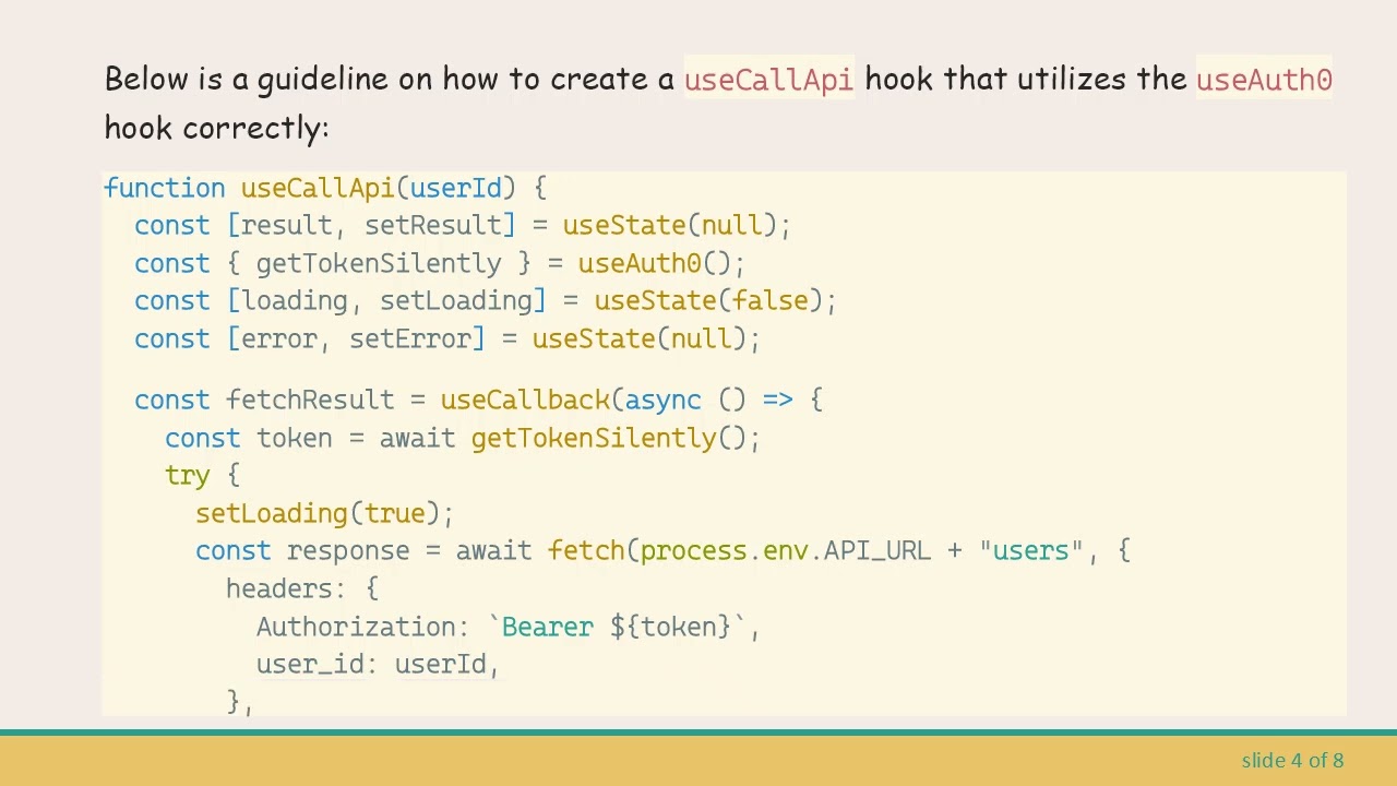 How to Properly Execute a React Hook Function for API Calls