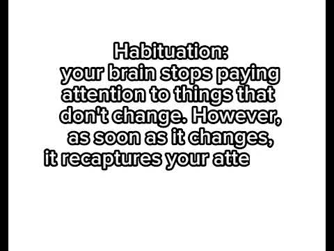Sensory adaptation vs habituation psychology.