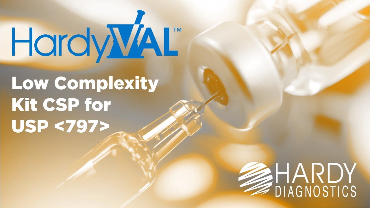 HardyVAL™ Low Complexity Kit CSP for USP 797