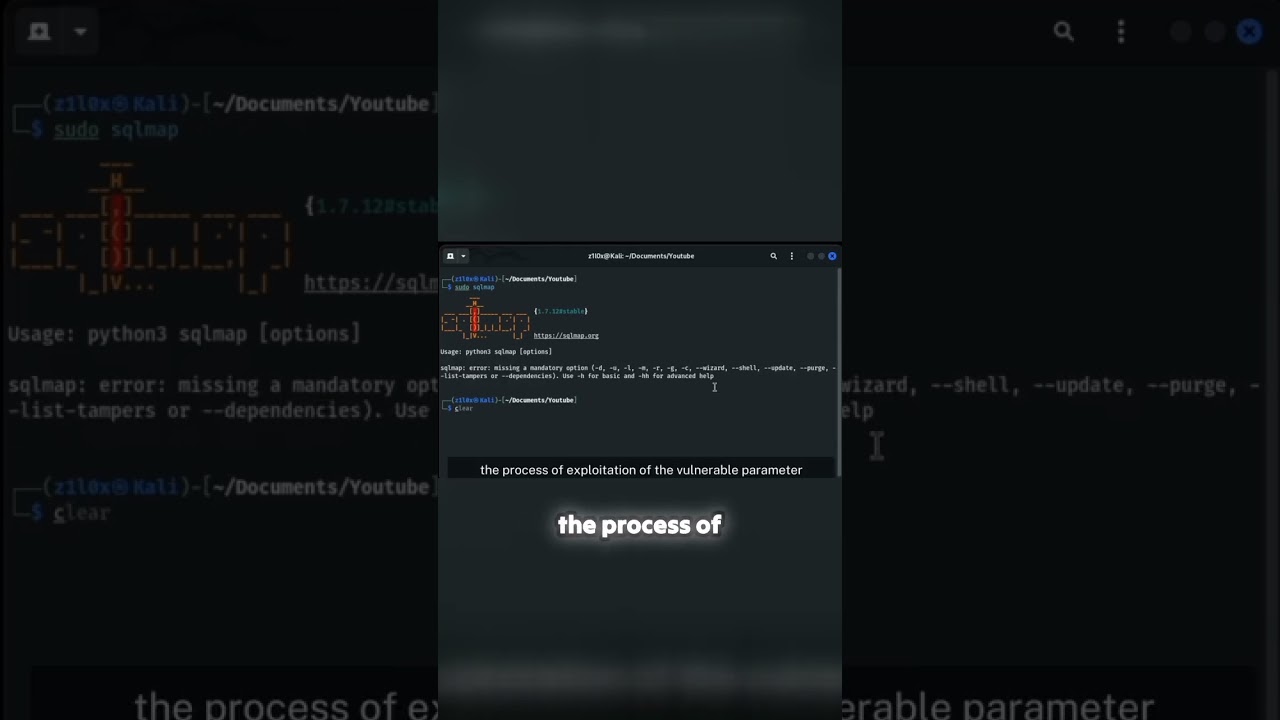 Automate SQL Injection Testing with SQL Map!!  #vulnerability #coding #securityvulnerability