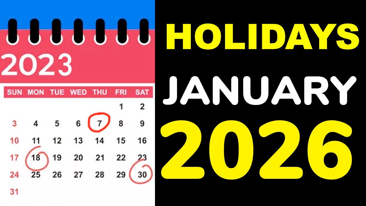 January 2026 Holidays and Observances Around the World by Country, date and month in 2026