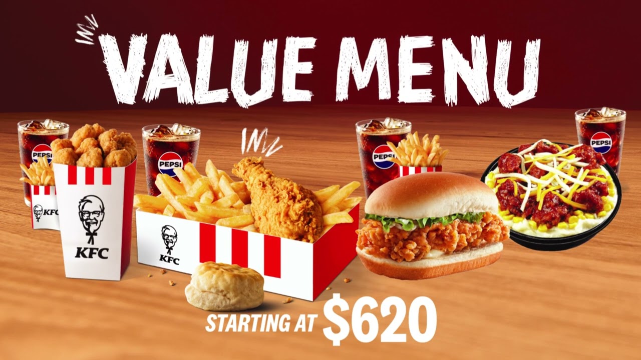 KFC | Value Menu 2025