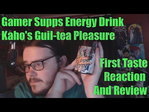 Gamer Supps Energy Drink Kaho's Guil-tea Pleasure First Taste Reaction And Review