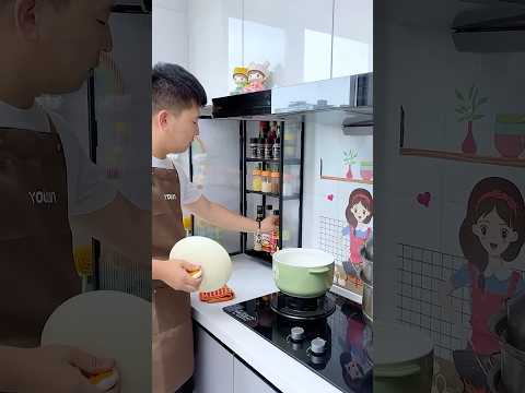 The spice rack with door is so useful#wall-mounted spice rack#spice rack