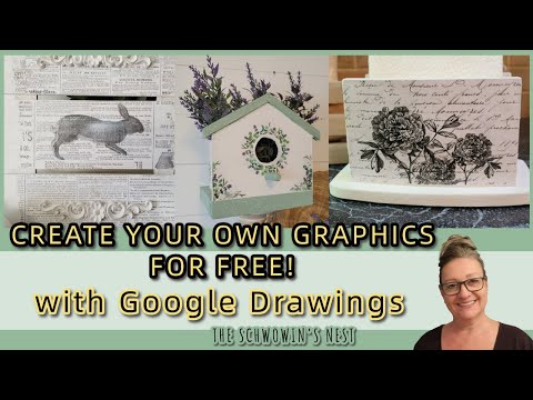 CREATE FREE GRAPHICS WITH GOOGLE DRAWINGS!!~How to Make your Own Printable Designs~Tissue Paper DIY