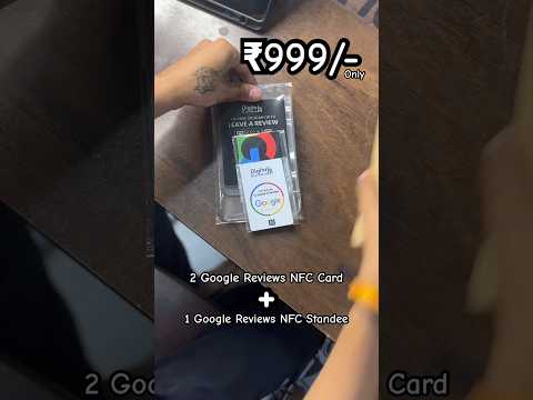 Google Reviews NFC Card and Google Review NFC Standee at very compatible price. Only in ₹999/-