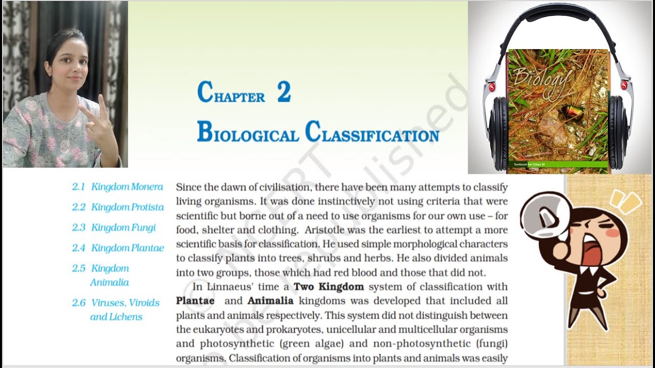 Ch 2 Class 11 Biological Classification NCERT Biology Reading Only |Ch 2 Class 11 NCERT Audio Book