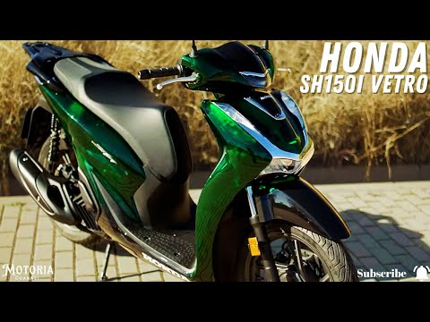 2024 Honda SH150i Vetro: Futuristic Scooter with Green Machine & Eco-Friendly Paint