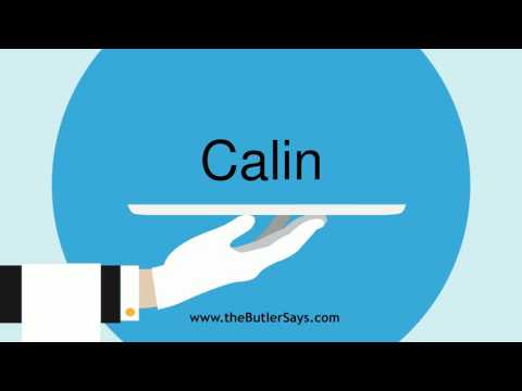 Learn how to say this word: "Calin"