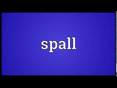 Spall Meaning | Wordogram