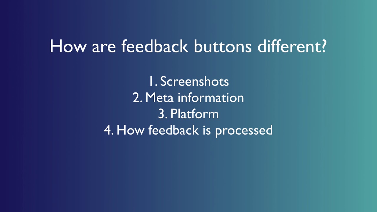Feedback buttons: everything you need to know