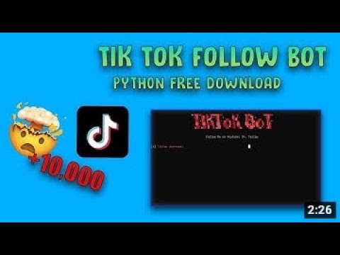NEW TIKTOK VIEW LIKE AND FOLLOW BOT | FREE DOWNLOAD (WORKING)| 2020#tiktokviewbot #tiktok #tiktokbot
