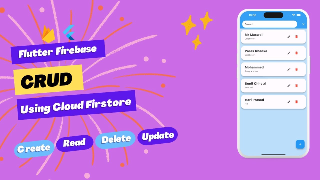 Flutter Firebase CRUD Using Cloud Firestore || Flutter Firebase CRUD (create read update delete)