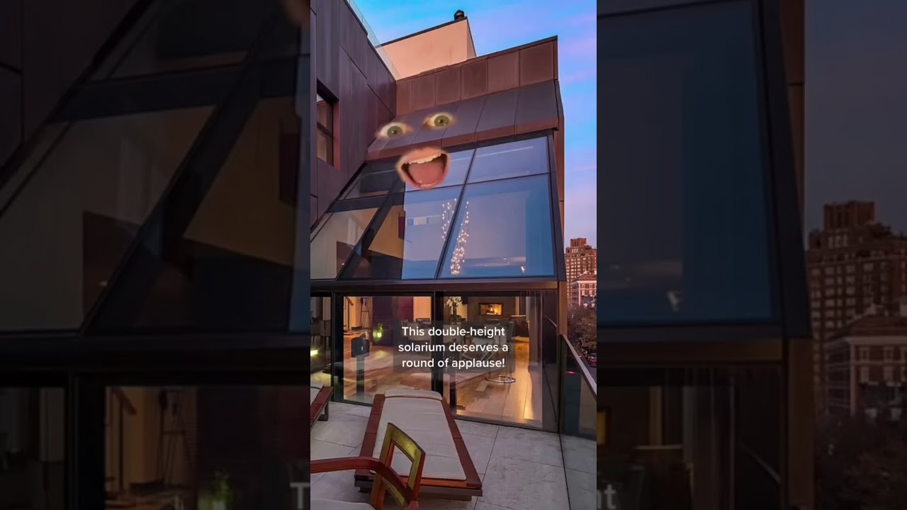 Give this #WestVillage apartment with a double-height solarium a hand! 👏 #shorts