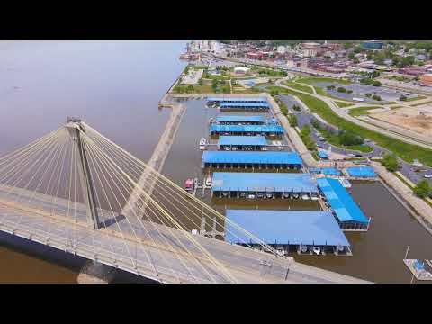 The Alton Marina Drone Tour Alton, Illinois