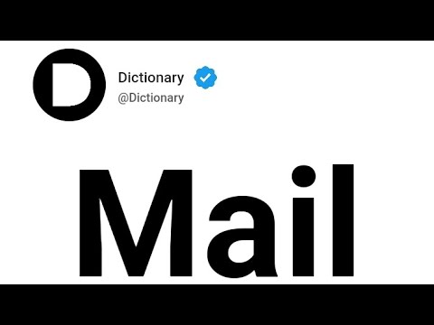 Mail Meaning In English