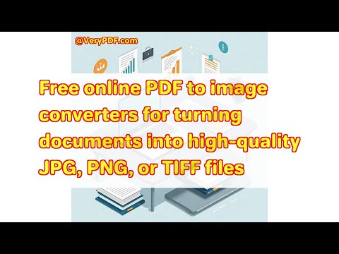 Free online PDF to image converters for turning documents into high-quality JPG, PNG, or TIFF files
