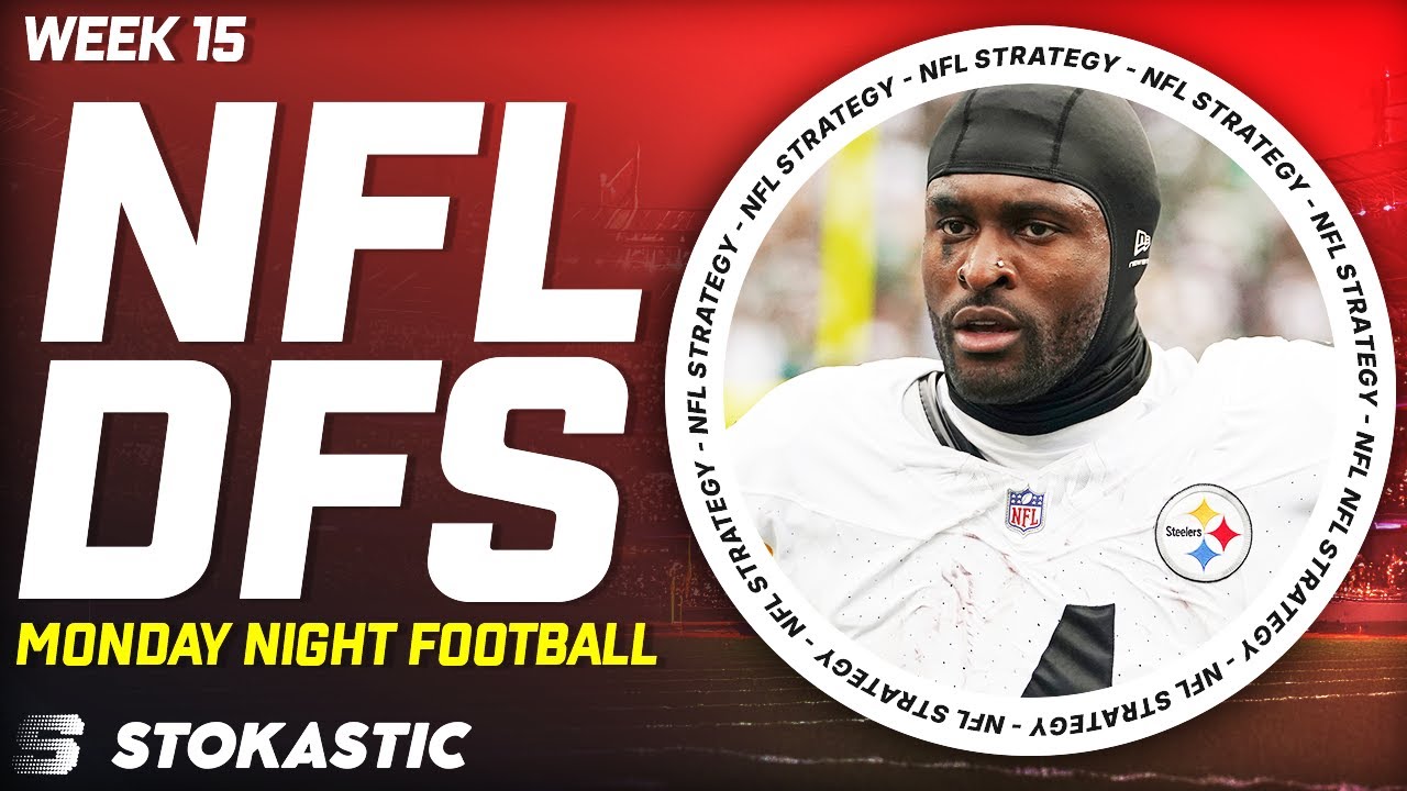 Dolphins vs Steelers Showdown Strategy MNF Week 15 DFS Picks | NFL DFS Strategy