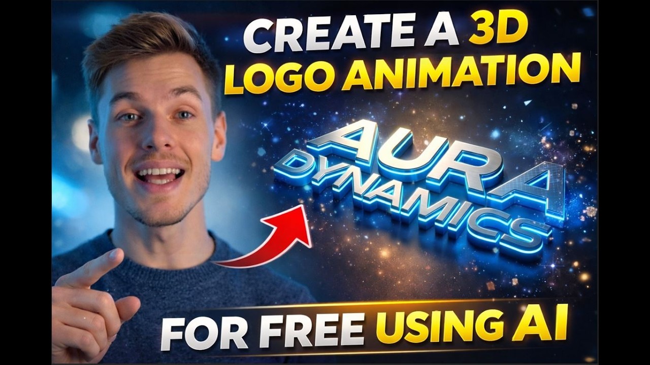 3D Logo Animation Tutorial That Actually Works | AI Method