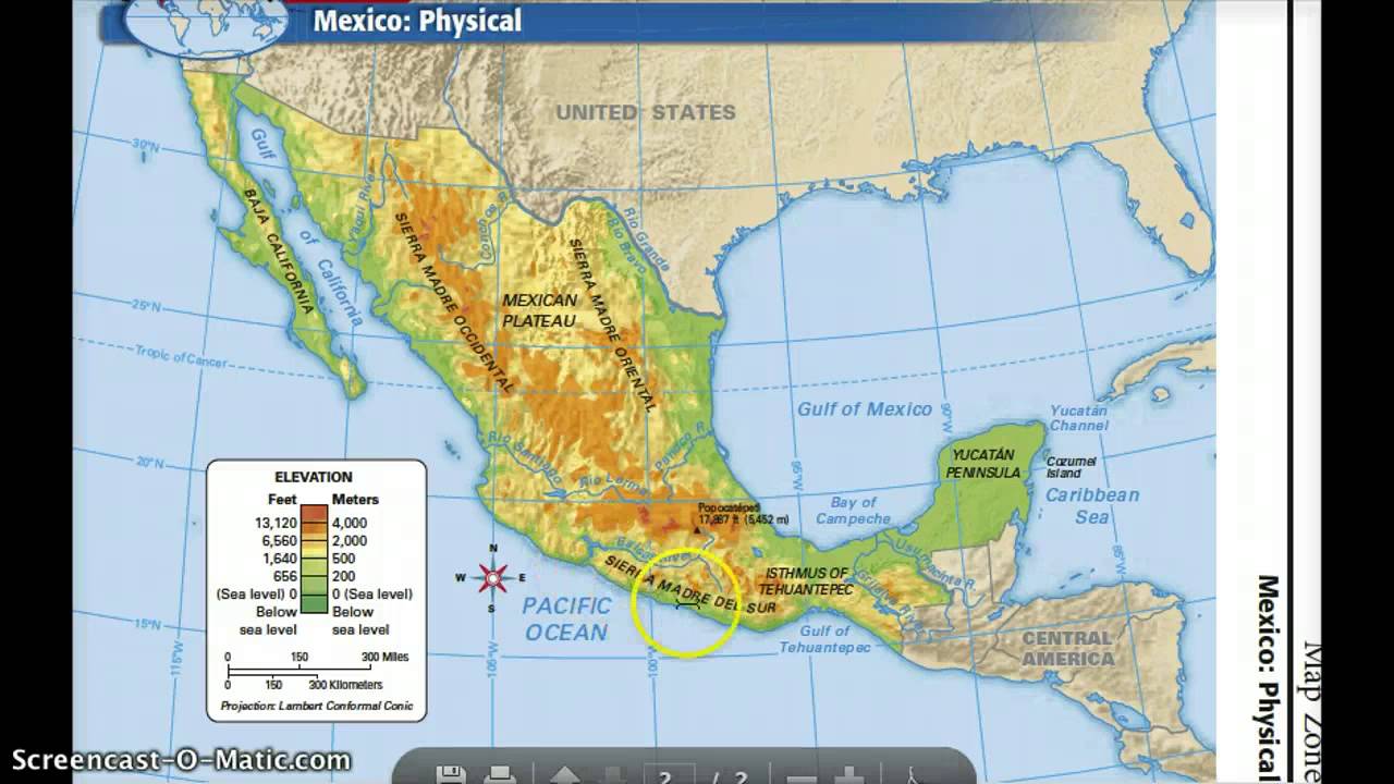 Mexico's Physical Features