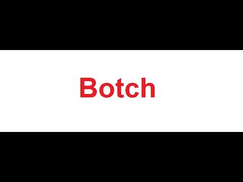 Botch meaning in Hindi