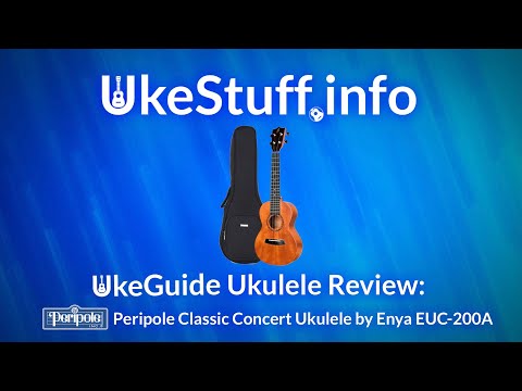 UkeGuide Ukulele Review: Peripole Classic Concert Ukulele by Enya EUC-200A