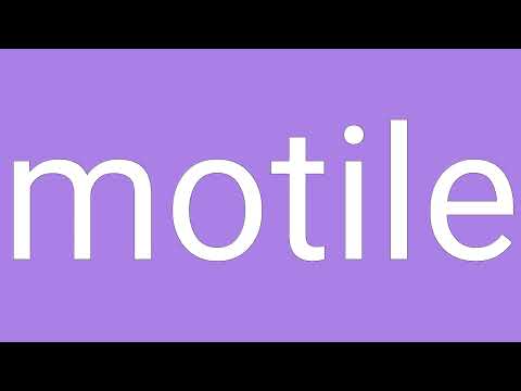 Motile Definition & Meaning