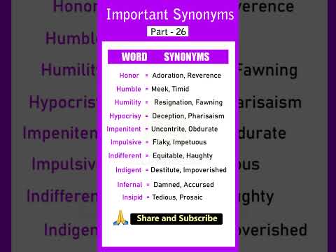 📖 10 Important Synonyms for Students! | Boost Your Vocabulary 🎯 Part - 26 @StudyInside