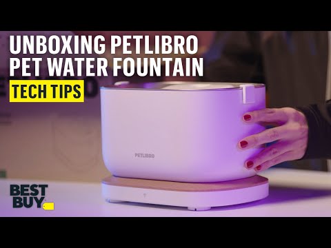 Unboxing the PETLIBRO Dockstream App Monitoring Pet Water Fountain – Tech Tips from Best Buy