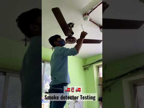 Fire Smoke Detector Testing 🚒🧯 / Fire Alarm System/ Fire and Safety / Amol Bahir