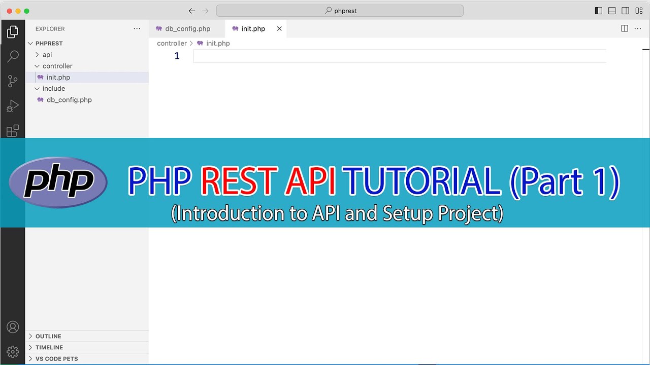 How to Create RESTful API With PHP & MySQL Tutorial - What is REST API + Project Setup (Part 1)