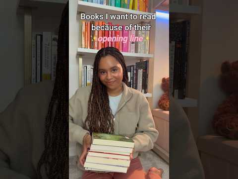 Books with the best opening line #booktube #booktok #books #bookreview
