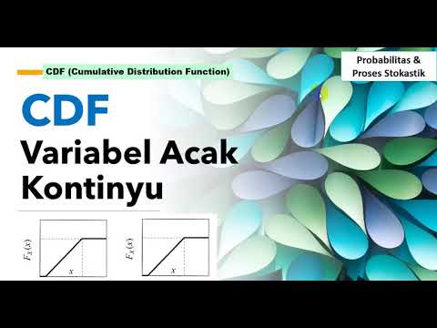 CDF (Cumulative Distribution Function) Variabel Acak Kontinyu || Materi 3.2.1