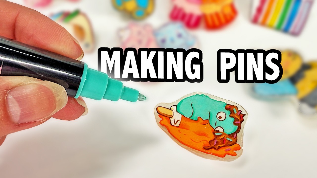Making Shrink Plastic Pins
