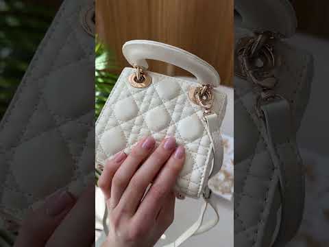 👜 Christian Dior Micro Lady Dior Bag White ⏩️https://katystore.com.ua