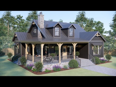 39x39ft (12x12m) Coolest 3-Bedroom MODERN FARMHOUSE Of The Year | Prepare to be Amazed!!!