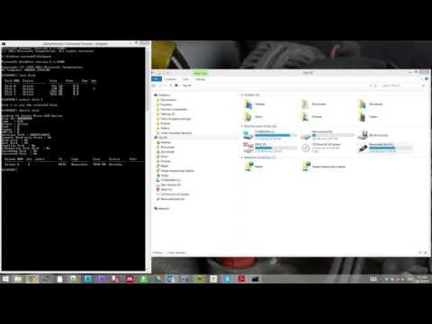How to format USB drive using Command Prompt in Windows 8