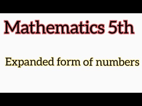 expanded form class 5 || urdu