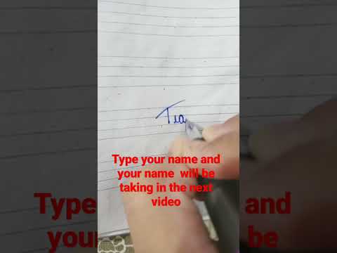 write cute name Tiana #viral #name #shorts @tiana