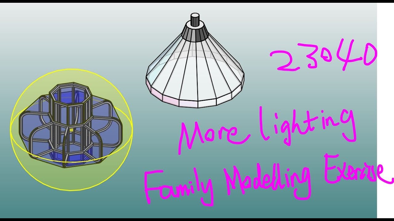 23040 - Another Revit lighting fixture family modelling exercise