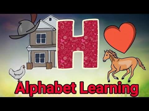 Learn H letter with picture names | H Pictionary | H starting words and pictures |Alphabet H |ABC's