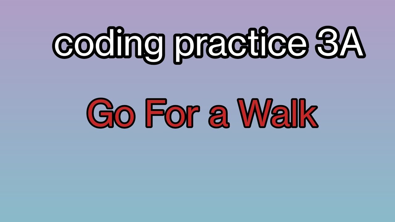Go For a walk coding practice #python #nxtwave #ccbp #solutions