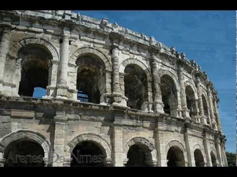 Arles: Theatre Antique and Amphitheatre. Nimes: Place des Arenes.