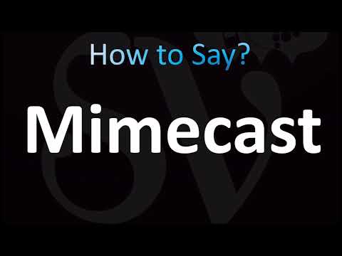How to Pronounce Mimecast (CORRECTLY!)