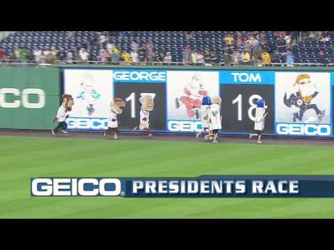 Presidents Race 8/22/09: Presidents vs. Un-Racing Sausages