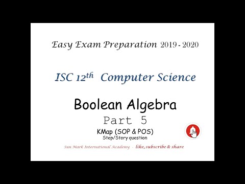 Boolean Algebra – KMAP – Part 5 – Java Programs -ISC & ICSE