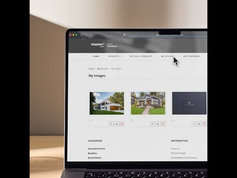 Staples Print Connect – Upload Assets