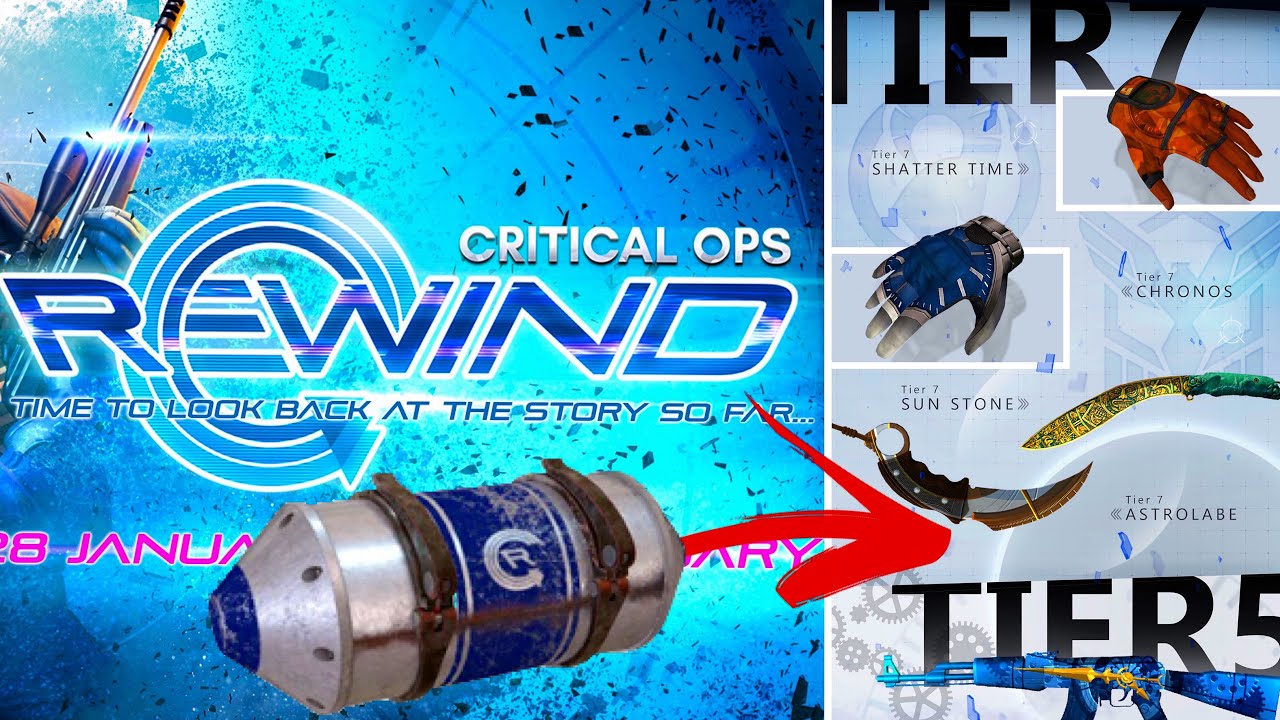 Critical Ops Rewind Event Gameplay Rewind Case Opening‼️